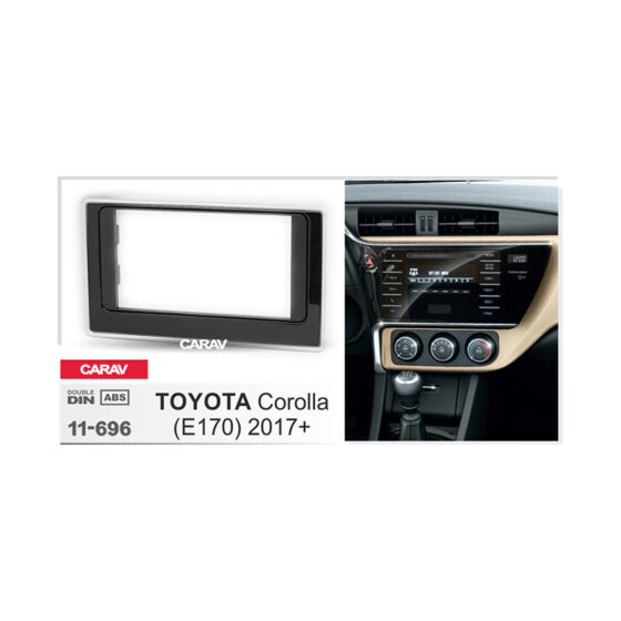 11-696 TOYOTA Corolla (E170) 2017+ Fitting Kit / Stereo Fascia Panel