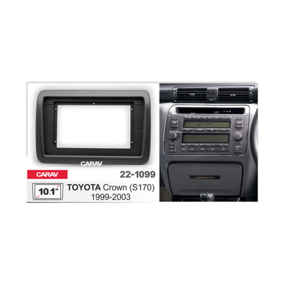 22-1099 TOYOTA Crown (S170) 1999-2003 Fitting Kit / Stereo Fascia Panel ...