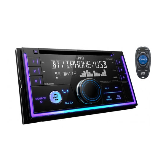 JVC KW-R950BT CD Receiver with BT made for iPhone / iPod 3 RCA Output - Sound Tech